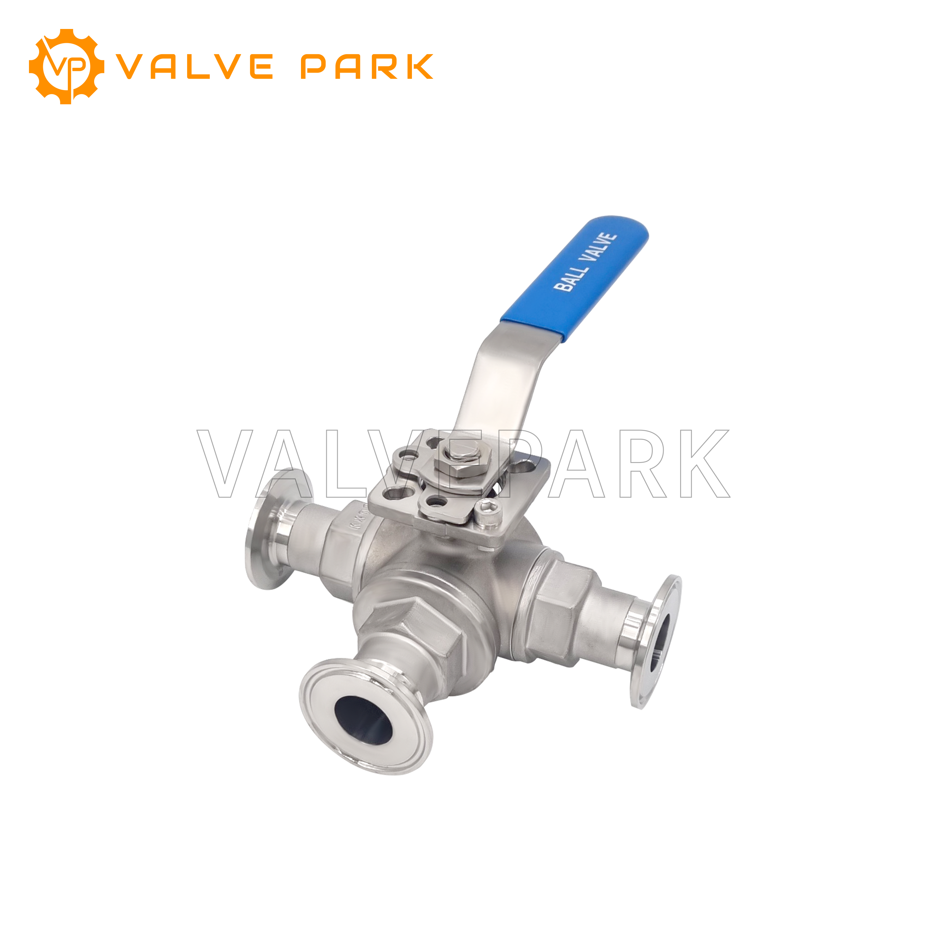 Sanitary 3Way Ball Valve (SUS316, Manual/Auto)
